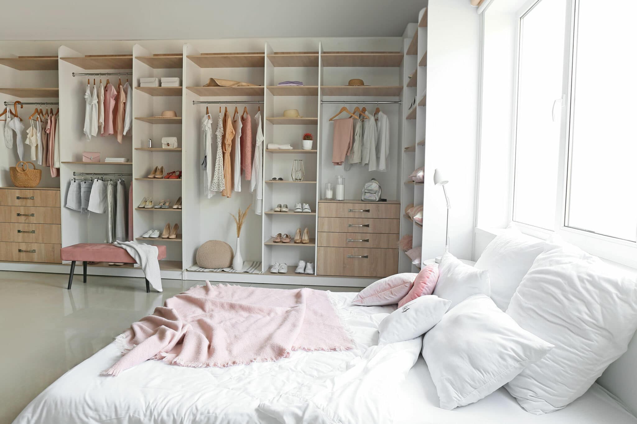 Dressing inspiratie: 101 voorbeelden & ideeën van dressing inrichtingen